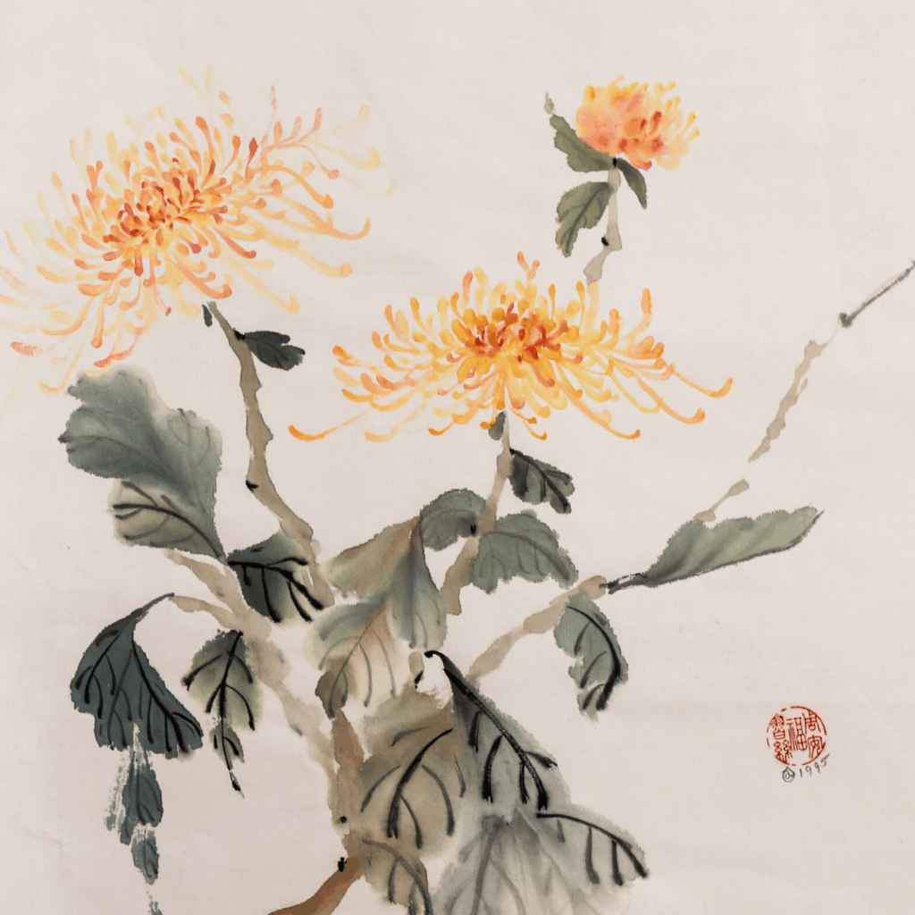 Chinese Brush Painting Chrysanthemum Workshop - Morean Arts Center